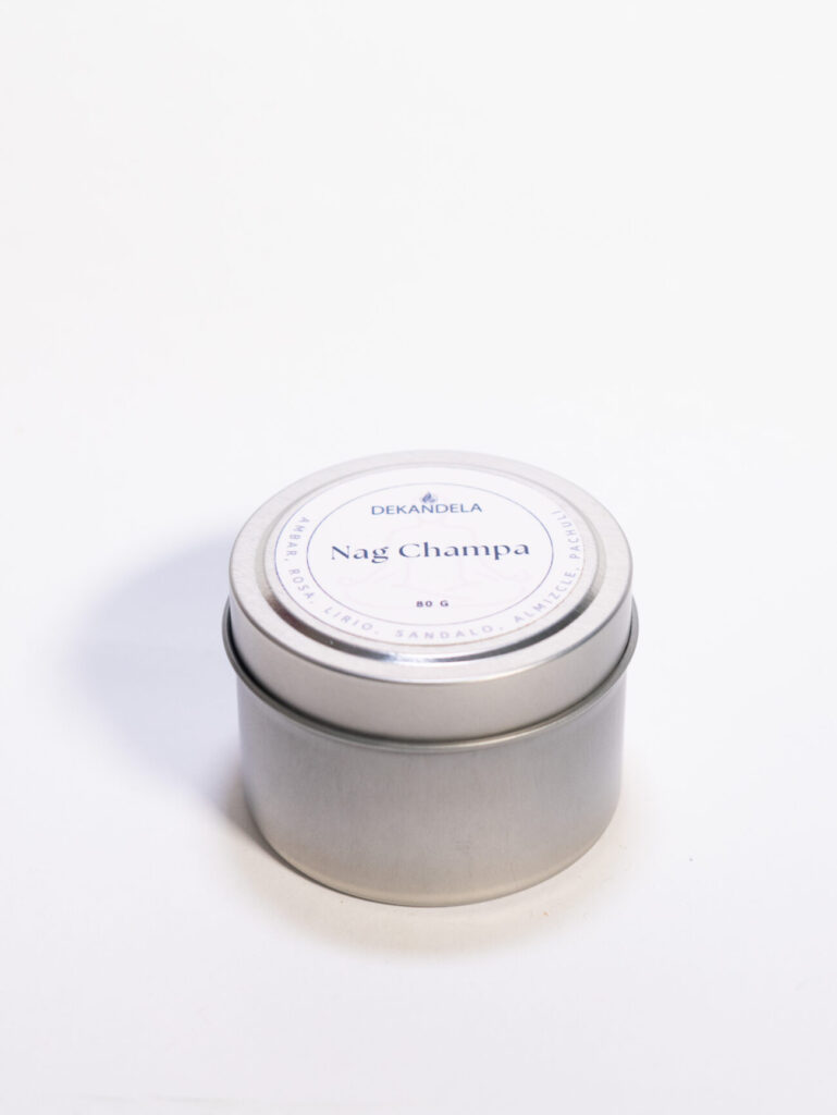 Vela lata Plata Nag Champa – DK